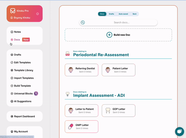 Getting Started With Kiroku Docs