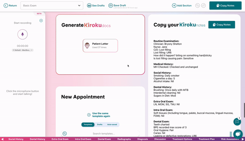 Taking Notes Using Kiroku