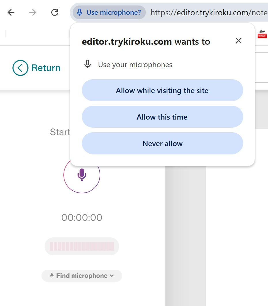 Troubleshooting your microphone